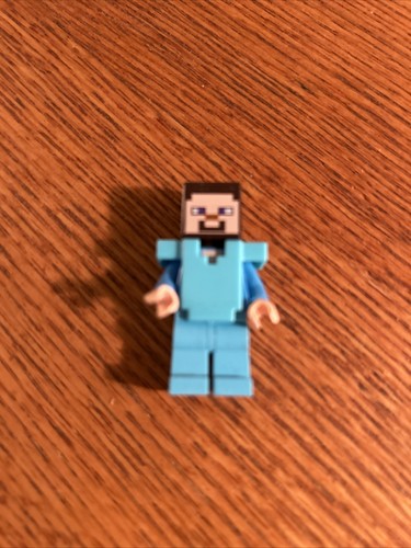 Lego Azure Minecraft Minifigure Diamond Armor Steve Minifigure | eBay
