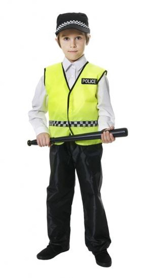 POLICEMAN POLICE BOYS KIDS OFFICER CONSTABLE FANCY DRESS COSTUME BOOK ...