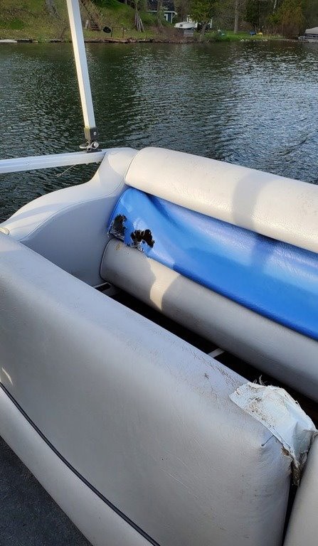 1993 Harris Float Boat 17' Pontoon Evinrude 40HP Should Run With Fuel ...