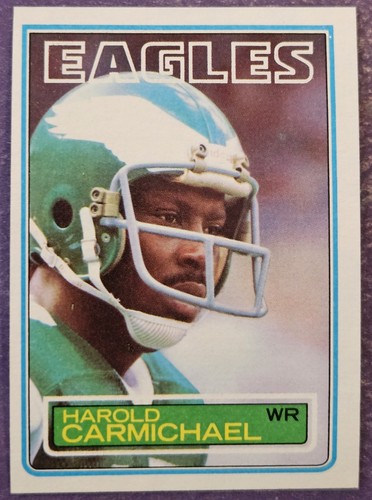 1983 Topps #137 Harold Carmichael Football card Philadelphia Eagles ...
