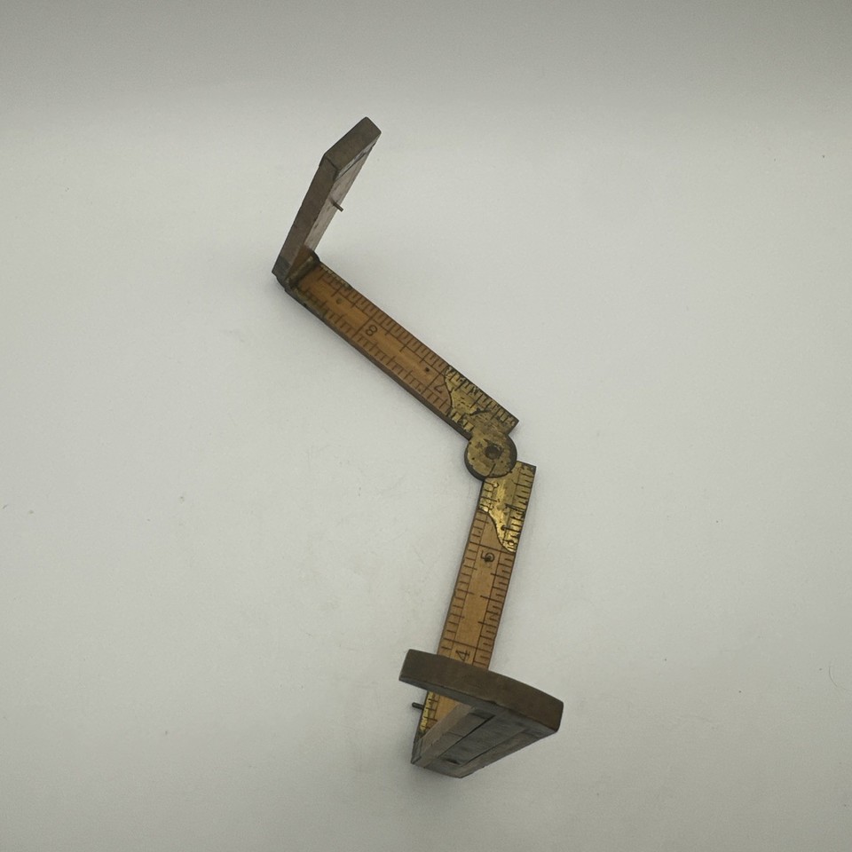 Vintage Stanley Boxwood No. 32 Folding Ruler e/caliper Made in USA | eBay