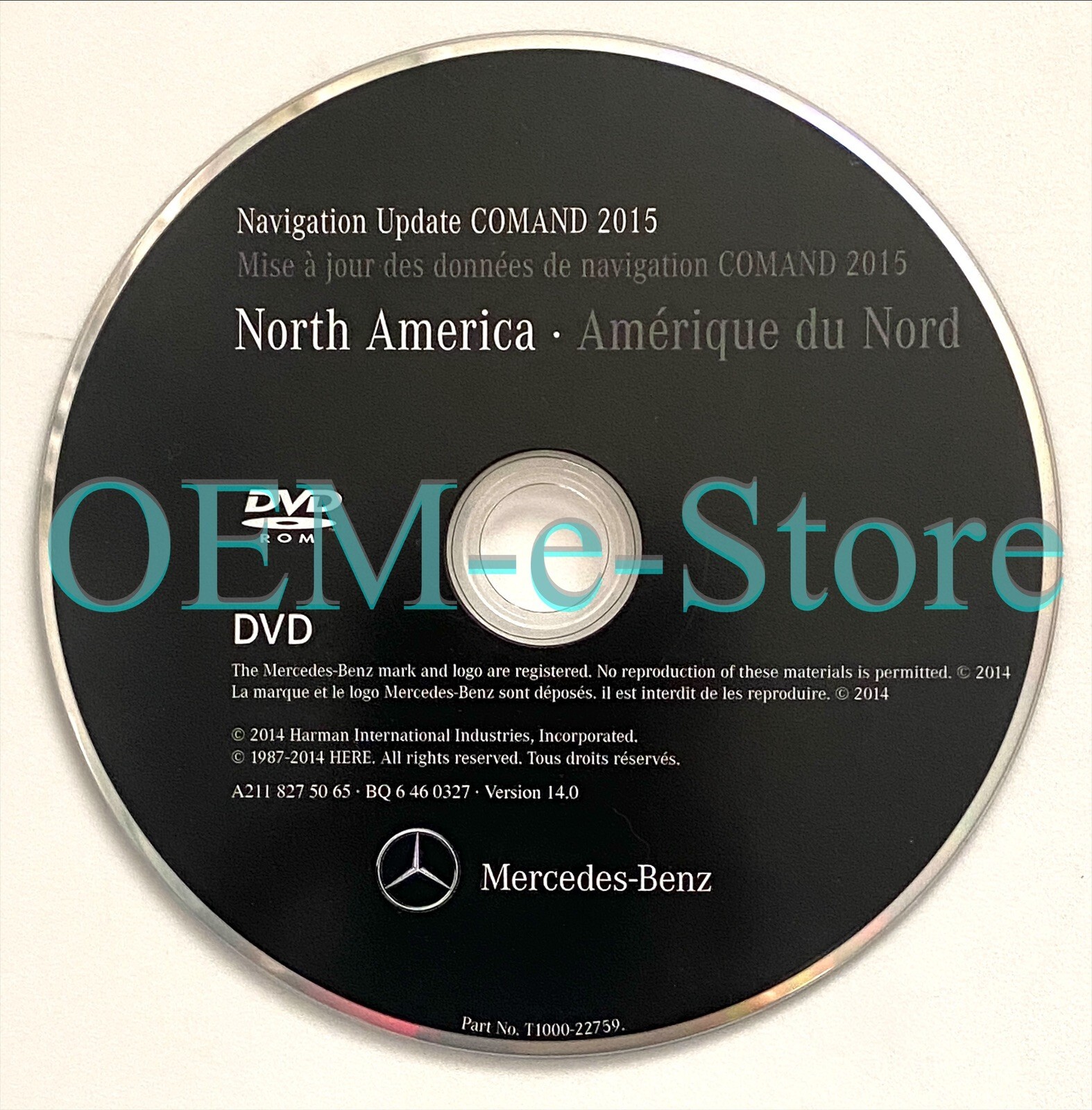 2004-2008 Mercedes E320 E350 E500 E550 E55 Navigation DVD U.S Map 2015 ...