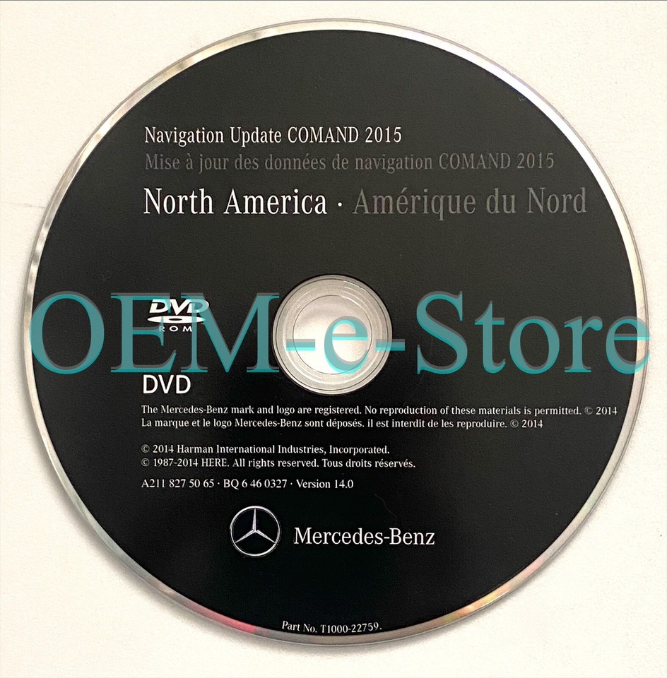 2004-2008 Mercedes E320 E350 E500 E550 E55 Navigation DVD U.S Map 2015 ...