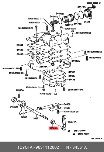 Genuine OE gearbox seal, 9031112002 for TOYOTA 90311-12002 | eBay.de