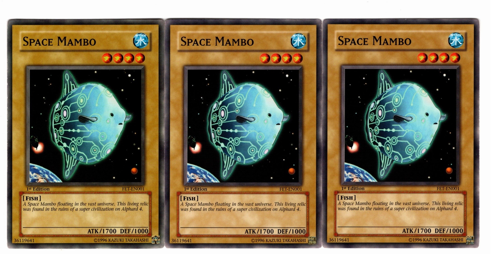 Yugioh- 3X Space Mambo - Common - 1st Edition - FET-EN001 - Near Mint ...