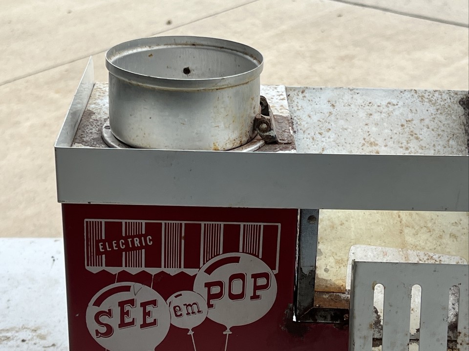 1960s Empire Toys See Em Pop Electric Popcorn Popper Red Vintage Mid ...