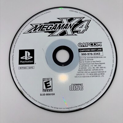 Mega Man X4 (PlayStation 1 PSX PS1) Disc Only 13388210213| eBay