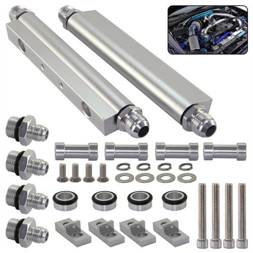 Oil Fuel Injector Rail w/ Fitting Kit For Subaru Impreza WRX STI EJ20 ...