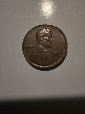 1972 Penny Errors No Mint Mark Struck Off Center Letters On Large ...