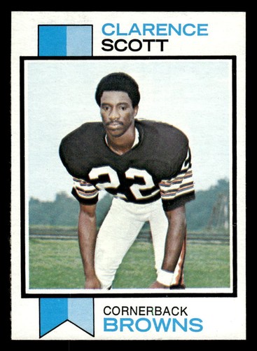 1973 Topps #103 Clarence Scott Rookie EX-MT Cleveland Browns | eBay