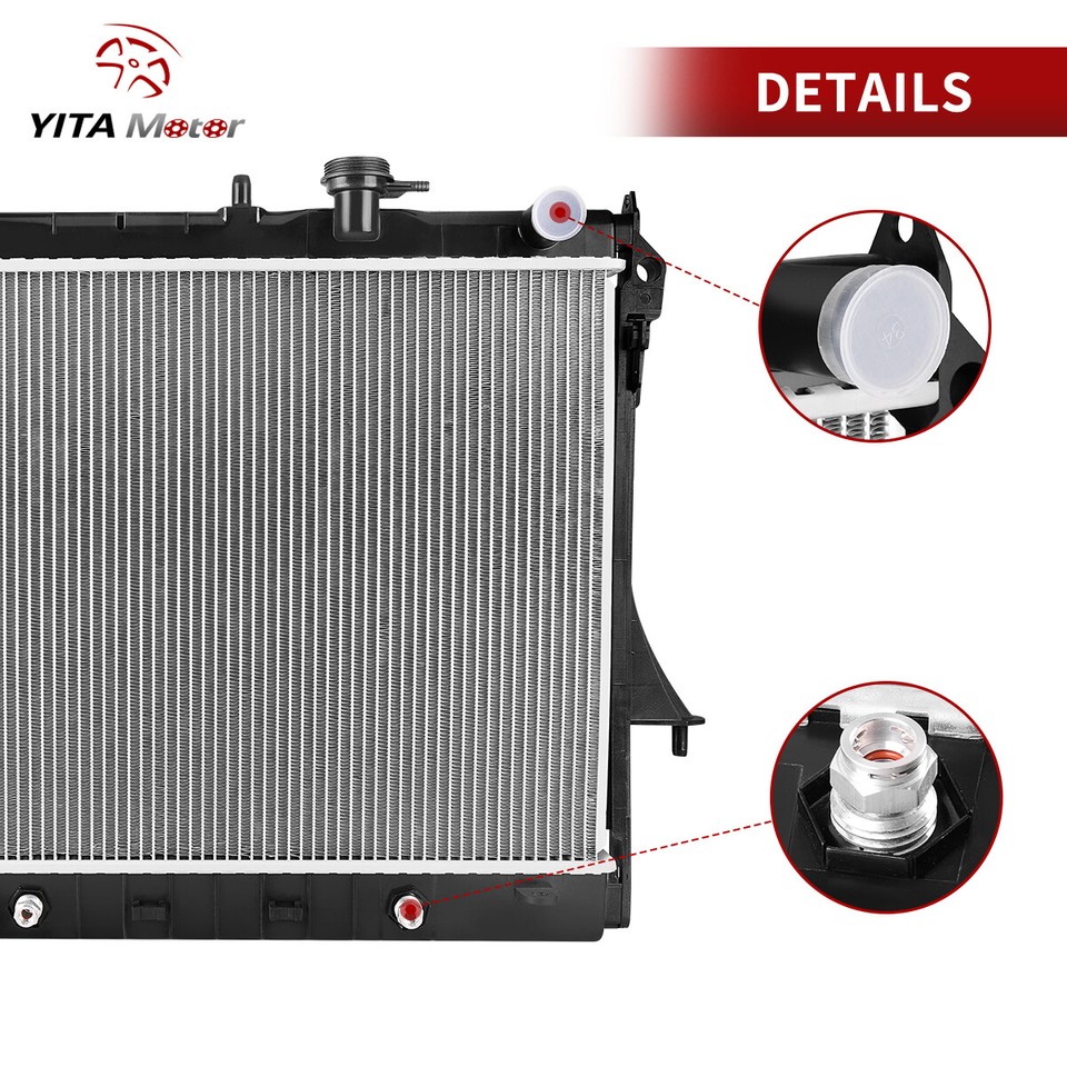 YITAMOTOR Radiator For 06-10 Hummer H3 3.7L 3.5L Adventure Base Luxury ...