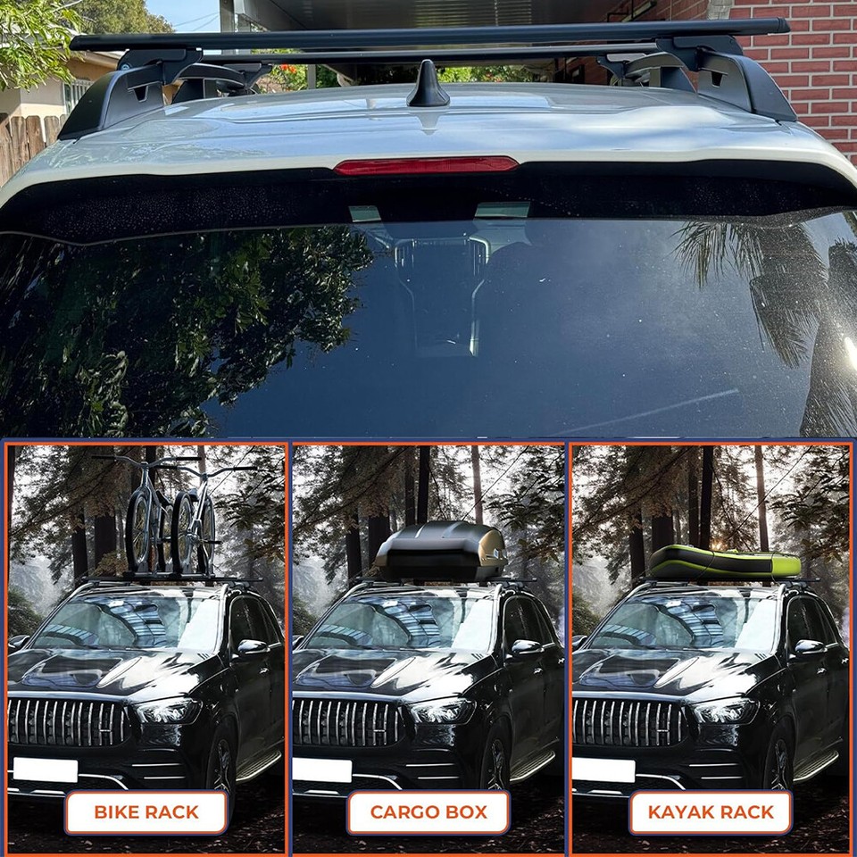 For Subaru Outback Tribeca 53" Roof Rack Cross Bars Luggage Cargo Kayak ...