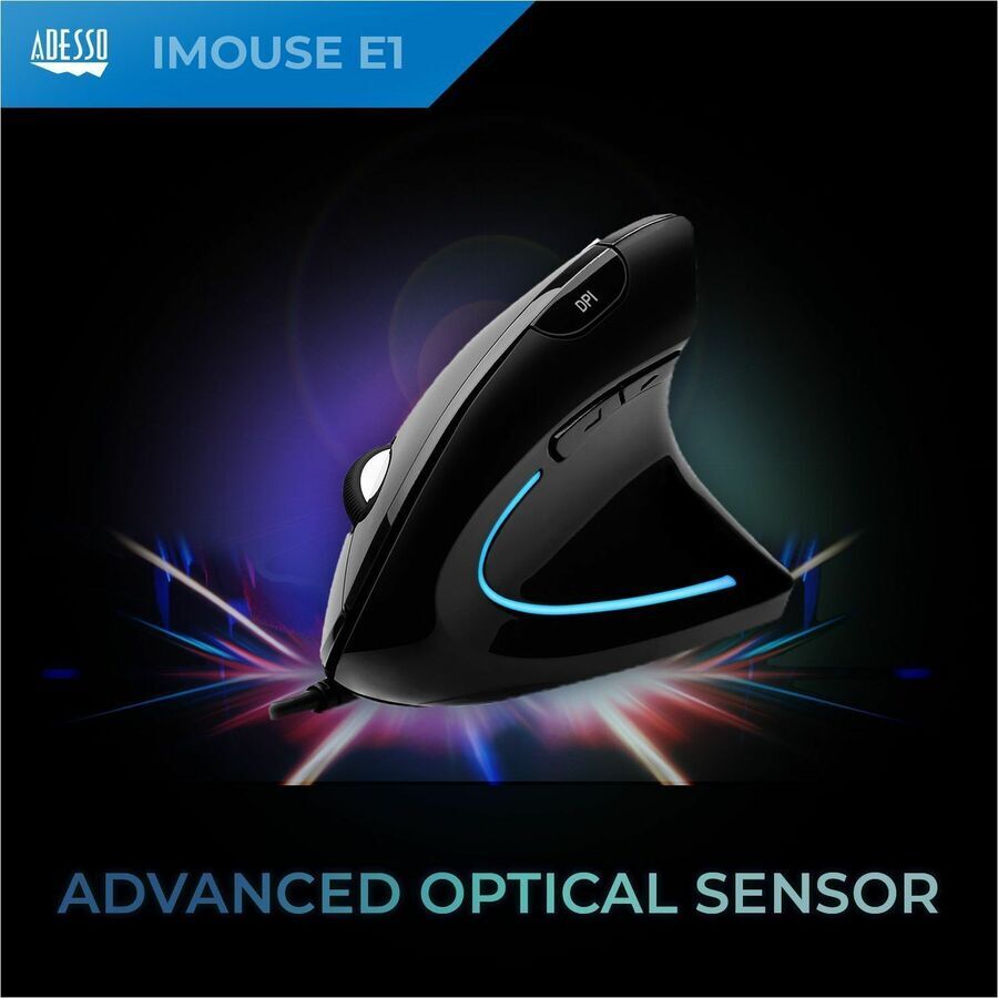 Adesso iMouse E1 Vertical Ergonomic Illuminated Mouse | eBay