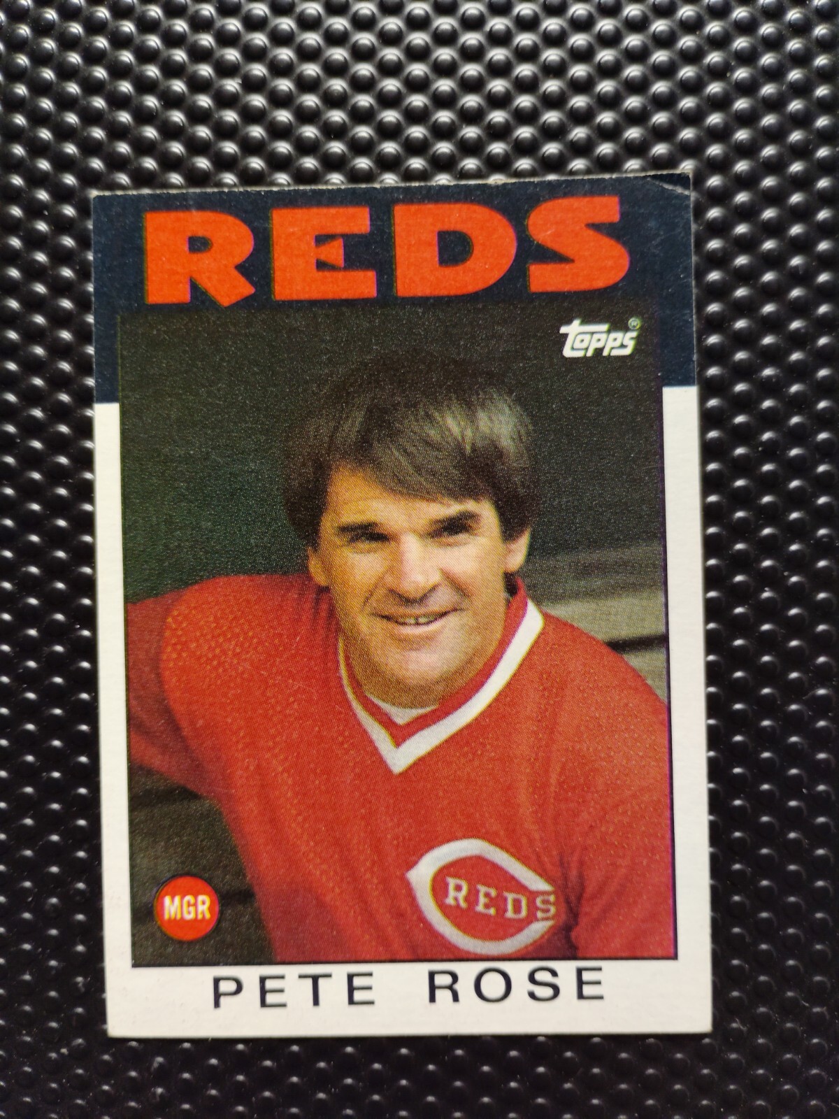 Pete Rose 1986 Topps Pete Rose Error Card *RARE* Cincinnati Reds Cards ...