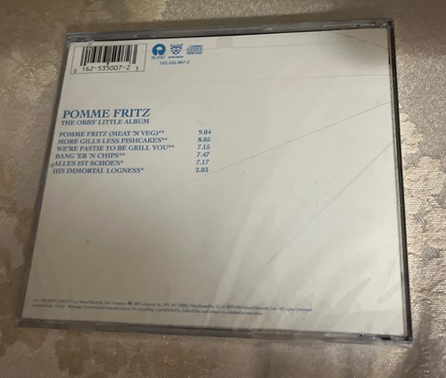 Pomme Fritz by The Orb (CD, Jul-1994, Island Red) for sale online | eBay