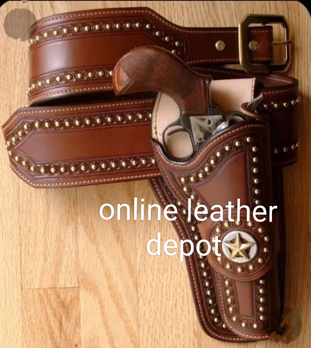 Western Cartridge Belt Ammo Rigs Saas Colt .22.357.44.45.38. | eBay