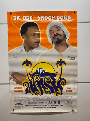 Poster: The Wash (2001): Snoop Dogg, Dr Dre, original video store VHS ...