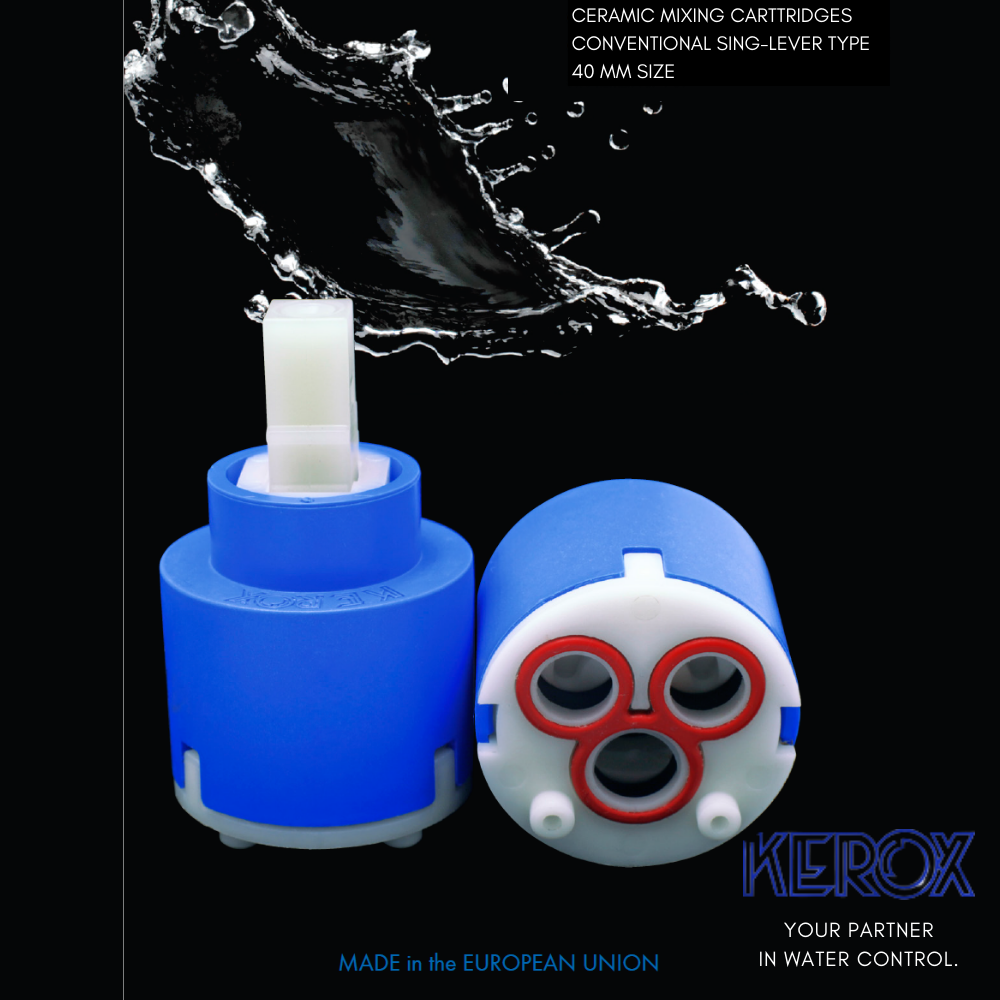 Kerox keramik Kartusche 40mm Ersatzkartusche für Wasserhahn Waschtisch ...