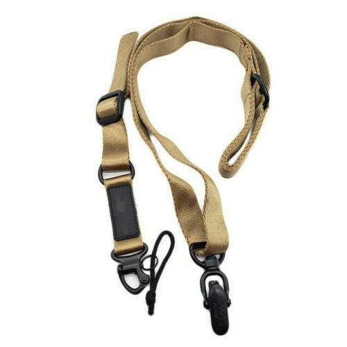 Tactical One1or 2 Single Point Sling Strap Bungee Rifle Gun Sling with ...