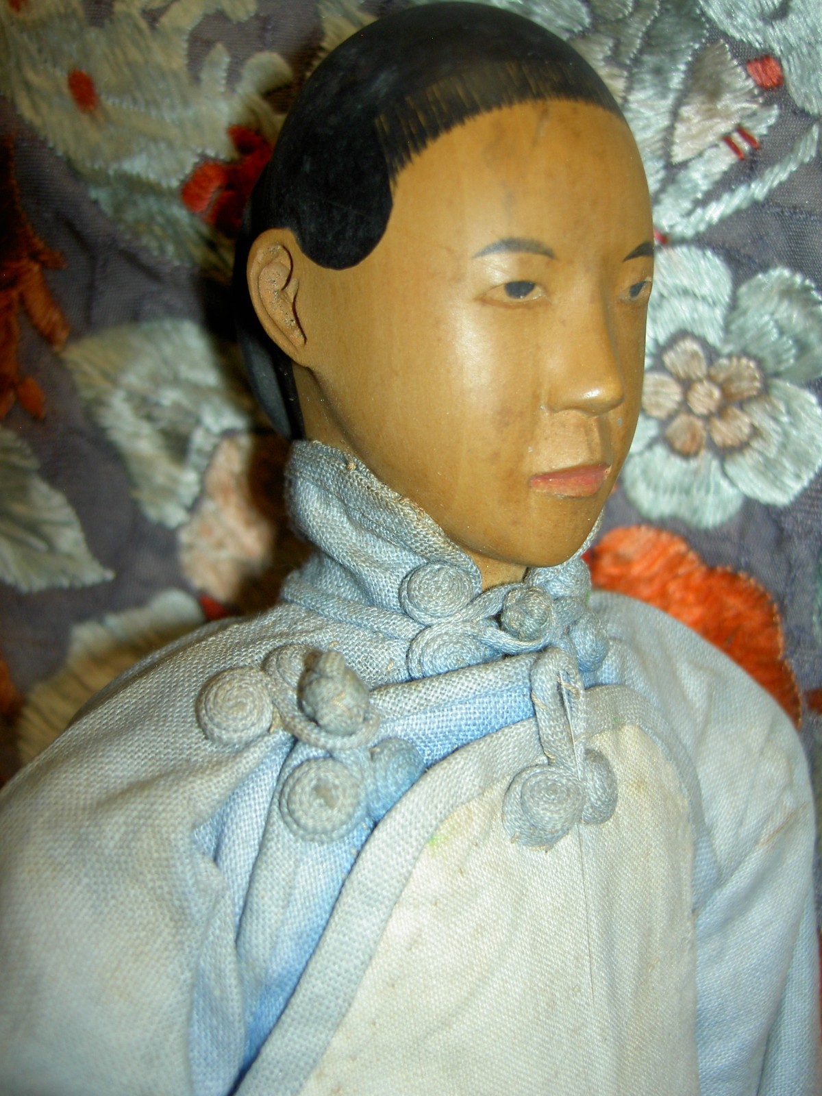 Very RARE, composition, Oriental Asian, HOO CHOY Chinese doll, lovely ...