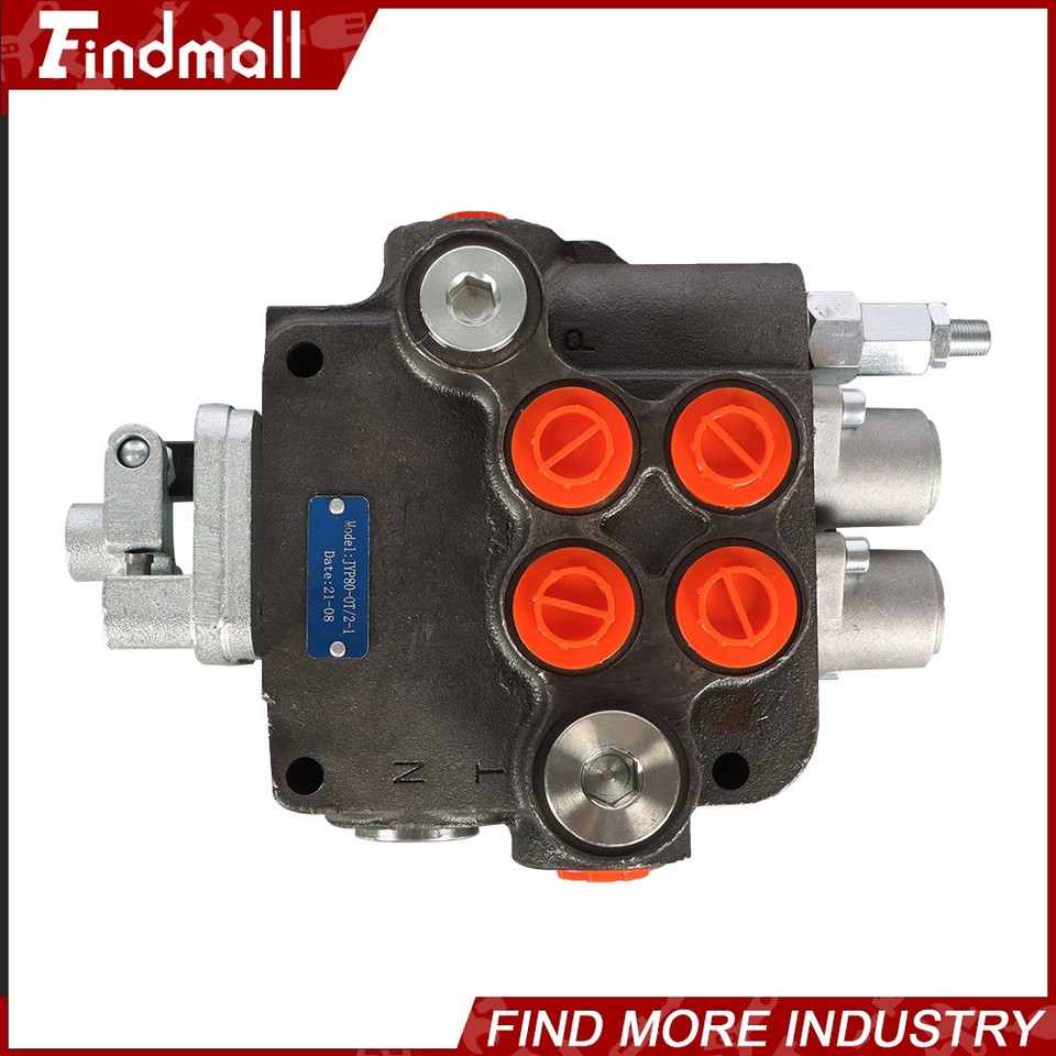21GPM 2 Spool Hydraulic Directional Control Valve for Tractor Loader w ...