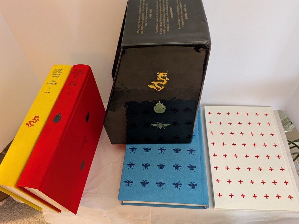 Stieg Larsson's Millennium Trilogy 4 Book Deluxe Box Set "Like New ...