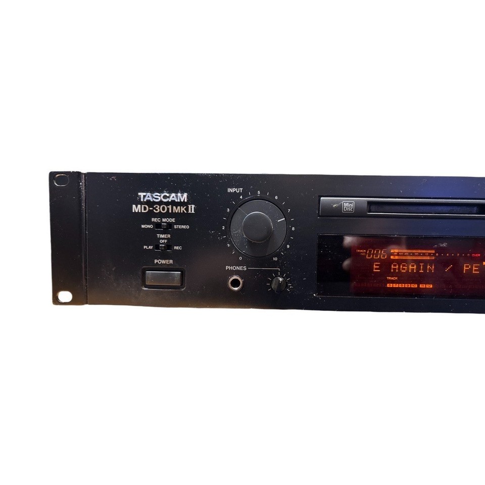 TASCAM MD-301MKII Professional MiniDisc Recorder Player Deck | eBay