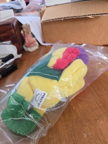 Polly O String Cheese Parrot Bird Stuffed Plush Bean Bag New in Package ...