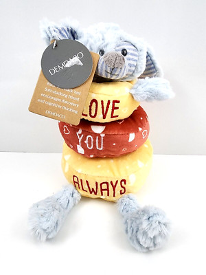 Demdaco Stackable Plush Puppy Encourages Discovery & Cognitive Thinking ...