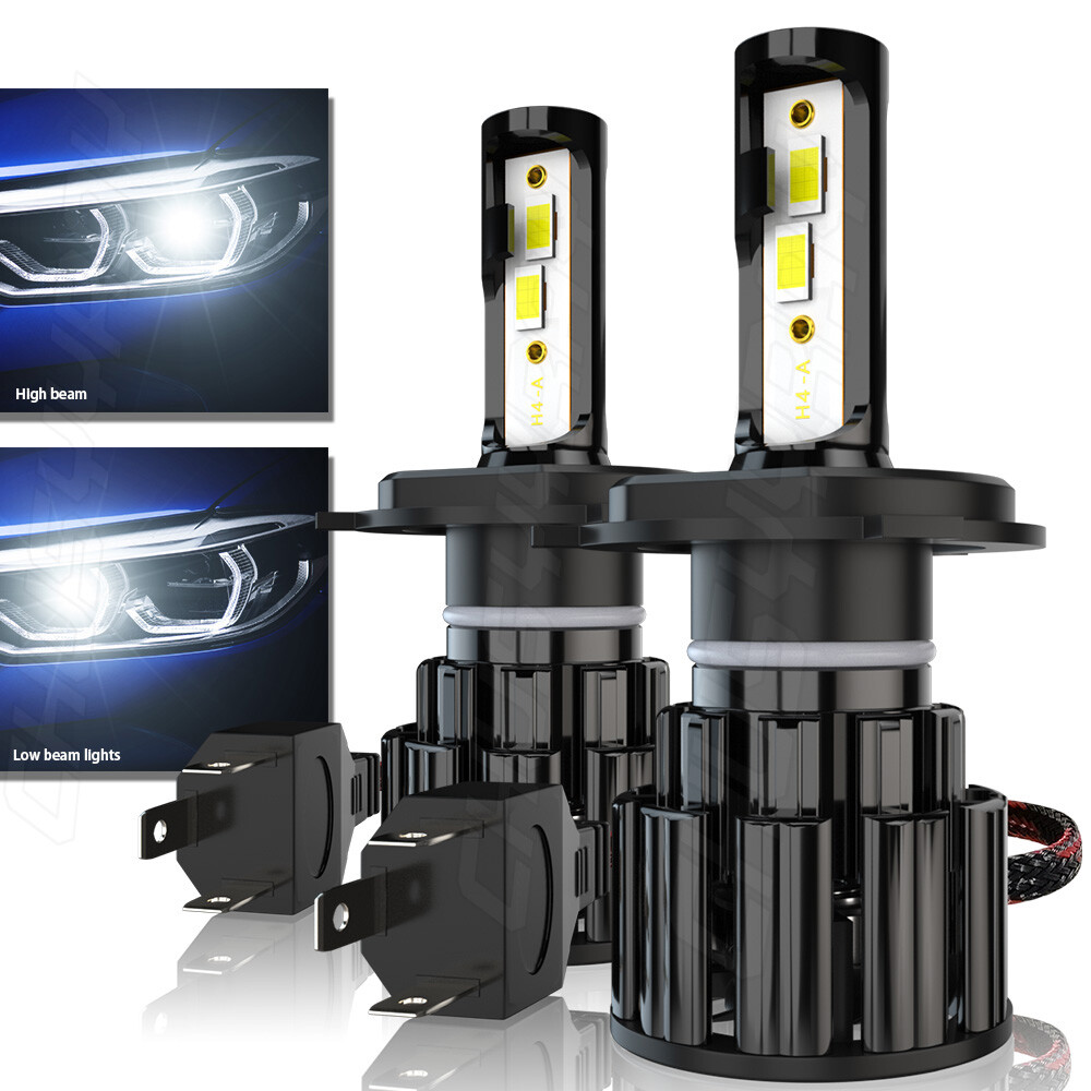 Bombillos LED Focos Para Auto Carro H4 Luz De Coche Faros Faro ...