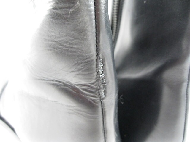 Allen Edmonds "SIENA" Men's Side Zip-Up Leather Boots 10.5 D Black ...