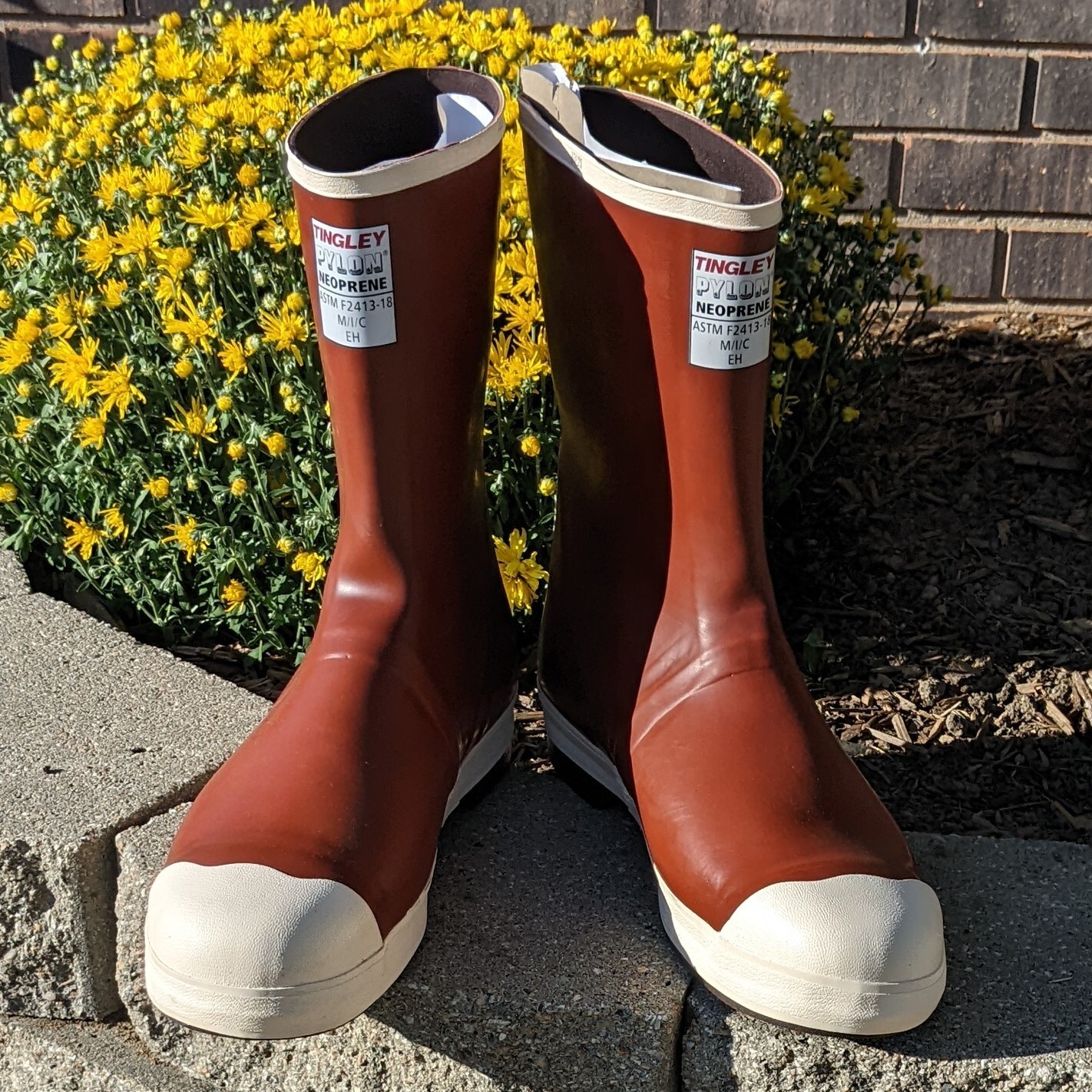 Tingley Pylon Neoprene Steel Toe Boots ASTM F2413-18 Mens 14 Chemical ...