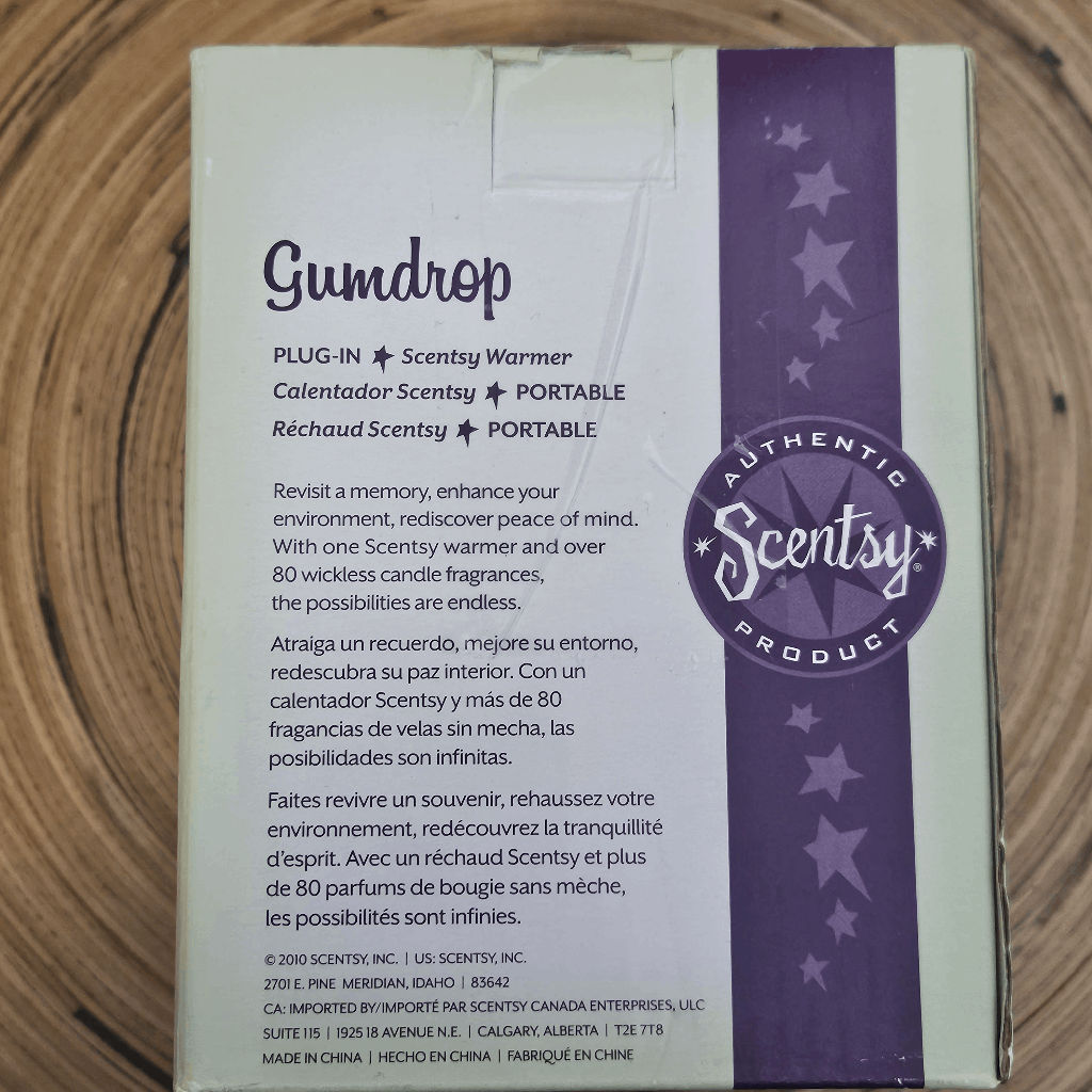 Scentsy Gumdrop 1-Plug-in Scentsy Warmer Room Deodorizer Pink NWT Full ...