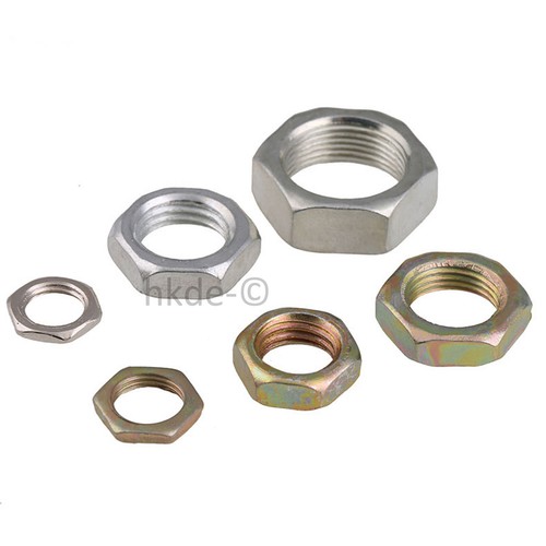 Sechskantmutter Flache Muttern mit Feingewinde DIN 936 Stahl M7,8,9,10 ...