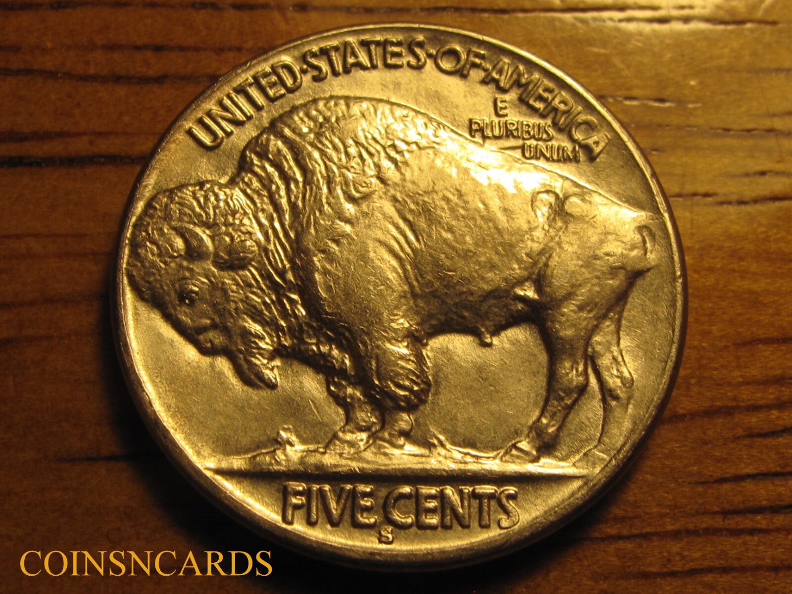 1913-S Buffalo Nickel Type 2 Full Horn Split Tail Uncirculated Monster ...