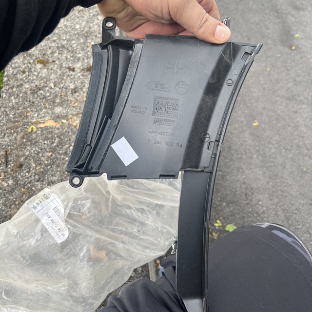 BMW OEM 14-15 428i Fender-side Duct Right 51747294822 for sale online ...