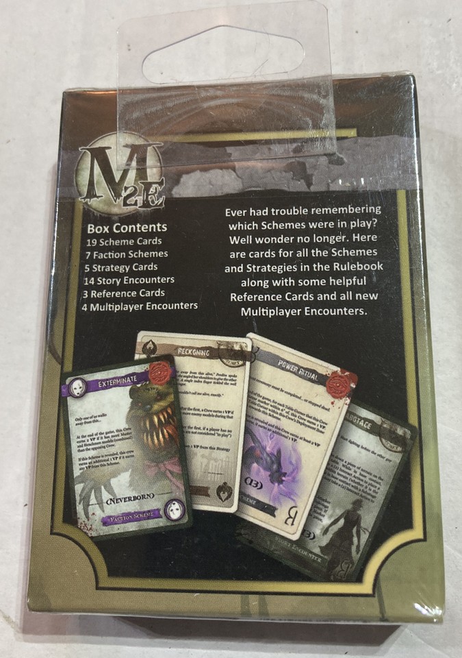 Malifaux 2E Schemes and Strategies Cards Sealed Pack | eBay