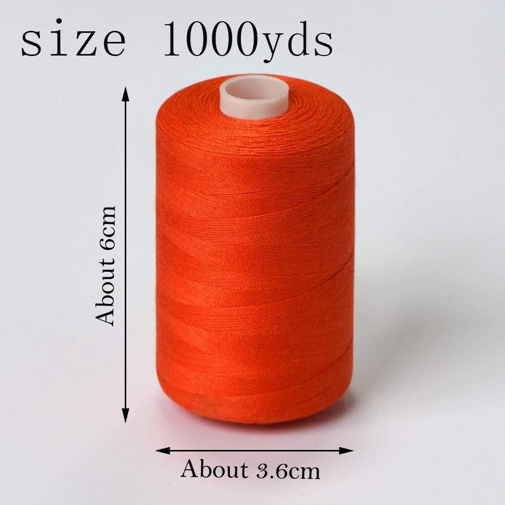25 X 1000 yards POLYESTER SEWING THREAD - MIXED/ASSORTED 25 THREADS KIT ...
