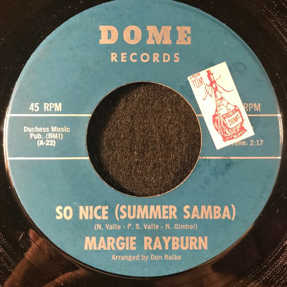 Wish Me A Rainbow/So Nice (Summer Samba) by Margie Rayburn (Dome 501) 7 ...