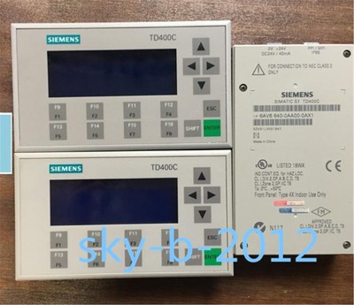 1 PCS Siemens TD400C Text Display 6AV6640 6AV6 640-0AA00-0AX1 in good ...