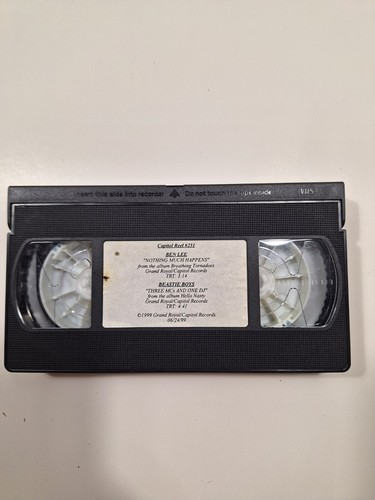 Beastie Boys Three MCs one DJ Capitol Records Media Promo VHS Ben Lee ...