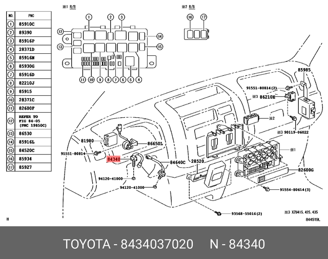 Genuine OE switch assy stop lamp 8434037020 for TOYOTA 84340-37020 ...