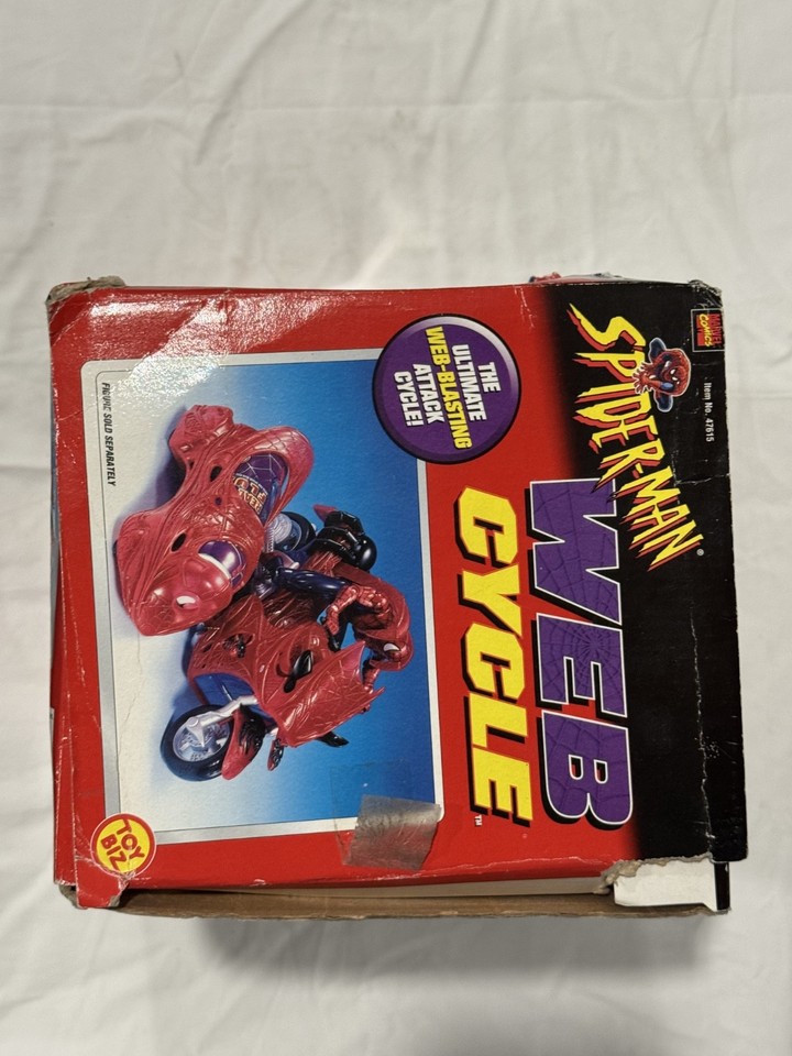 Spider-Man Web Cycle ToyBiz 2008 New in Box | eBay