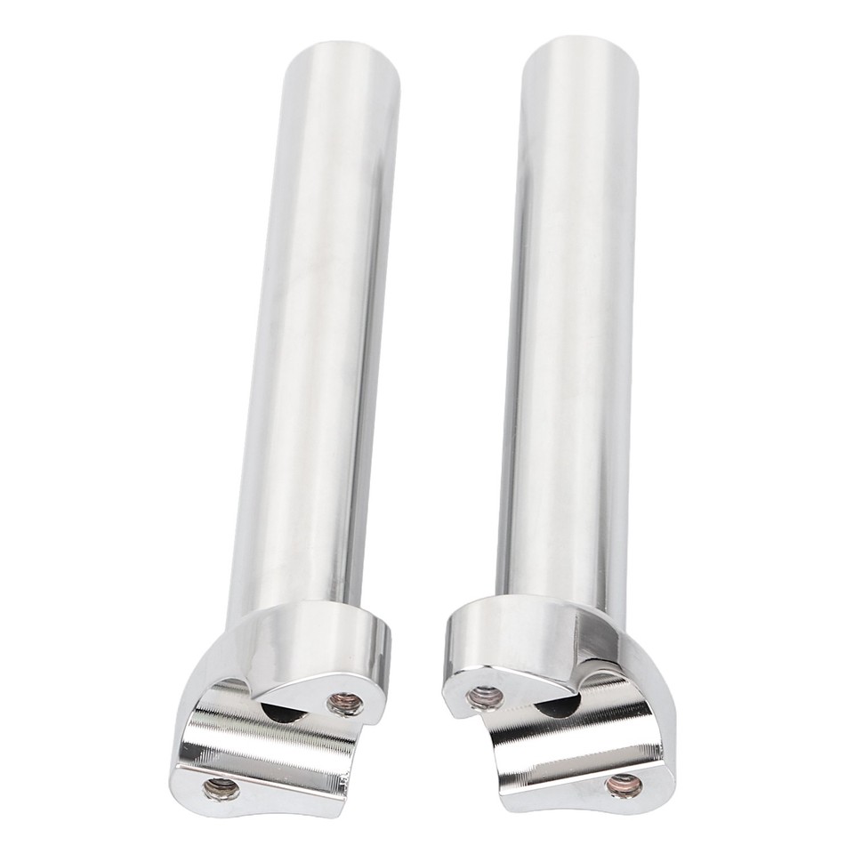Chrome 8.5" Tall Handlebar Riser For Harley Heritage Softail Dyna Fat ...