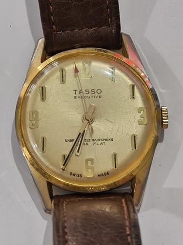 Tasso Vintage Men's Swiss Mechanical Watch For Repair | eBay