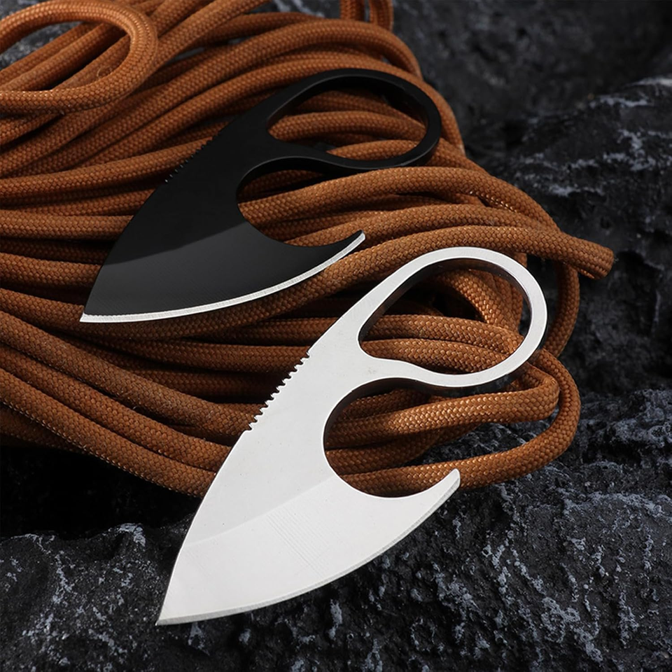 Neck Knife, Mini Full Tang Tactical Fixed Blade Knife, Small EDC Kinfe ...