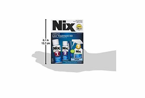 Nix Complete Lice Treatment Kit Permethrin Creme Rinse Removes Lice ...