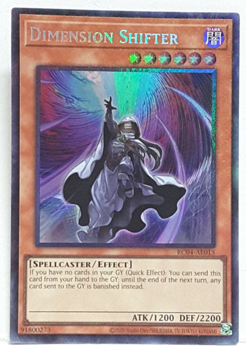 Yugioh Asian-English Dimension Shifter RC04-AE015 Collector's Rare | eBay