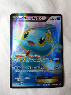 Manaphy EX 116/122 BREAKpoint Ultra Rare Pokemon Card Full Art | eBay