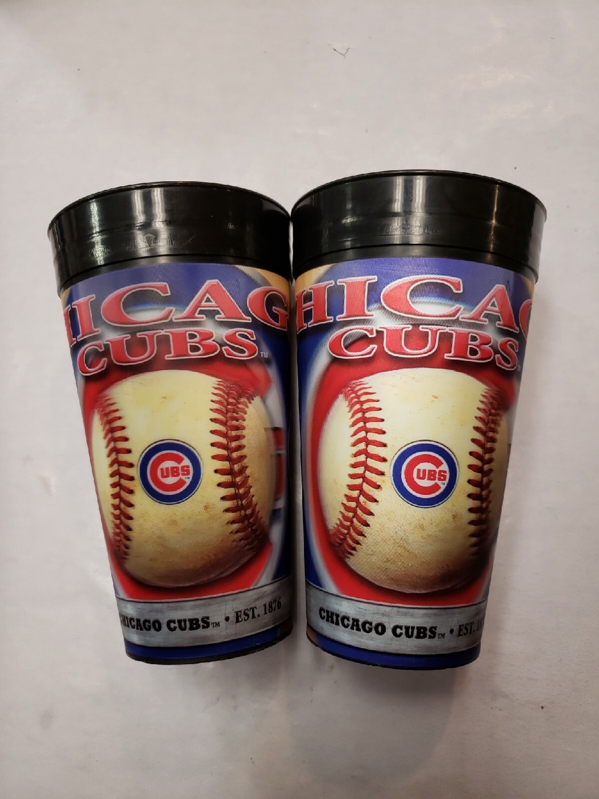 Chicago Cubs Lenticular Plastic Pair of Cups MLB Baseball Capitol Cups ...